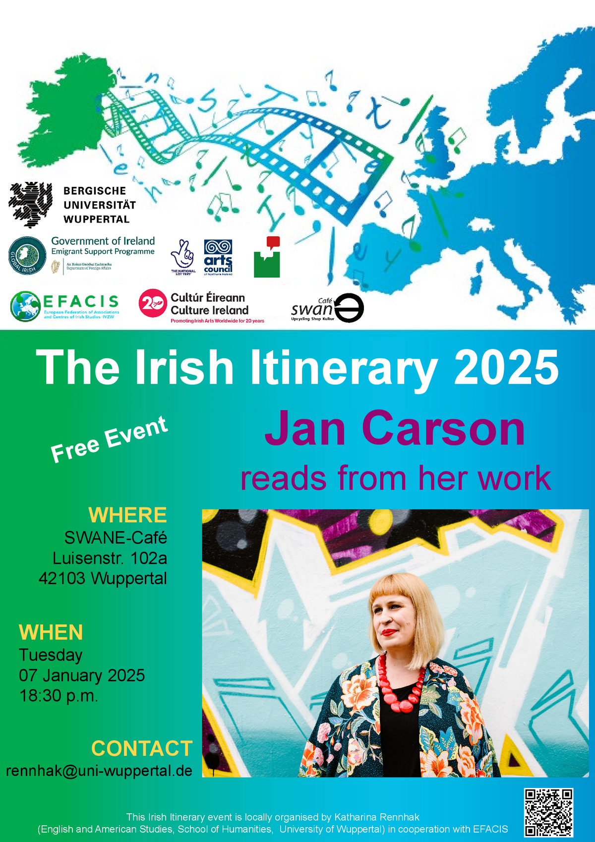 Irish Itinerary - Jan Carson